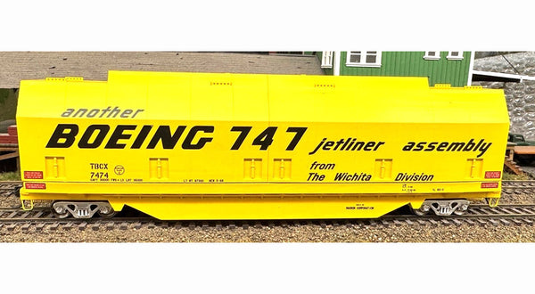 AL&W Boeing Company Deep-Well Aircraft Parts Car – RailTrain Hobbies