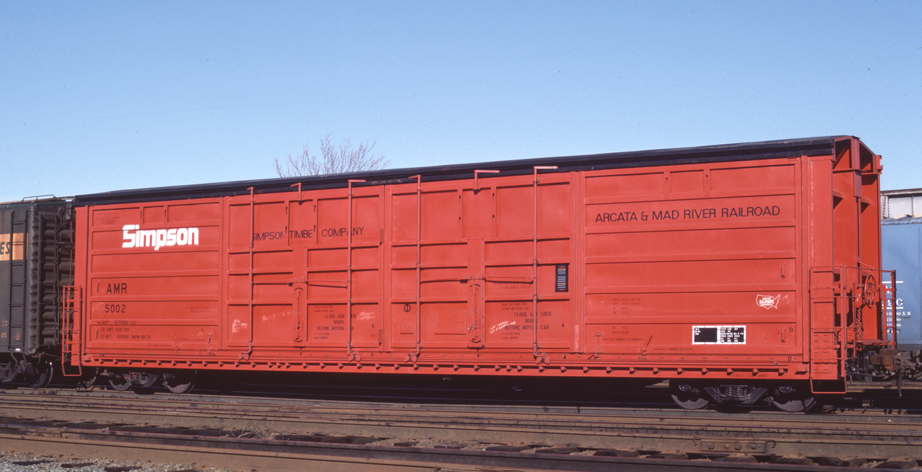 Decals: Arcata and Mad River Evans Side-Slider Boxcar – RailTrain Hobbies