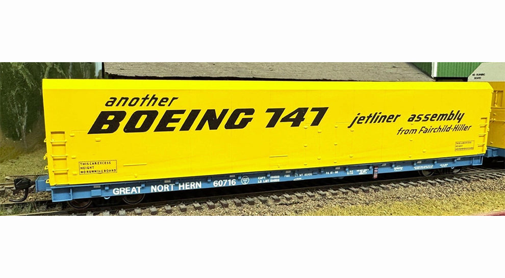 AL&W Boeing Company Short Aircraft Parts Hood with 60' Flat Car ...