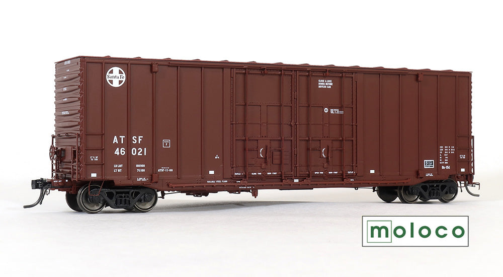 Moloco ACF 50' Hi-Cube Waffle Boxcar, 8+8 Plug Door NON-waffle car, AT ...