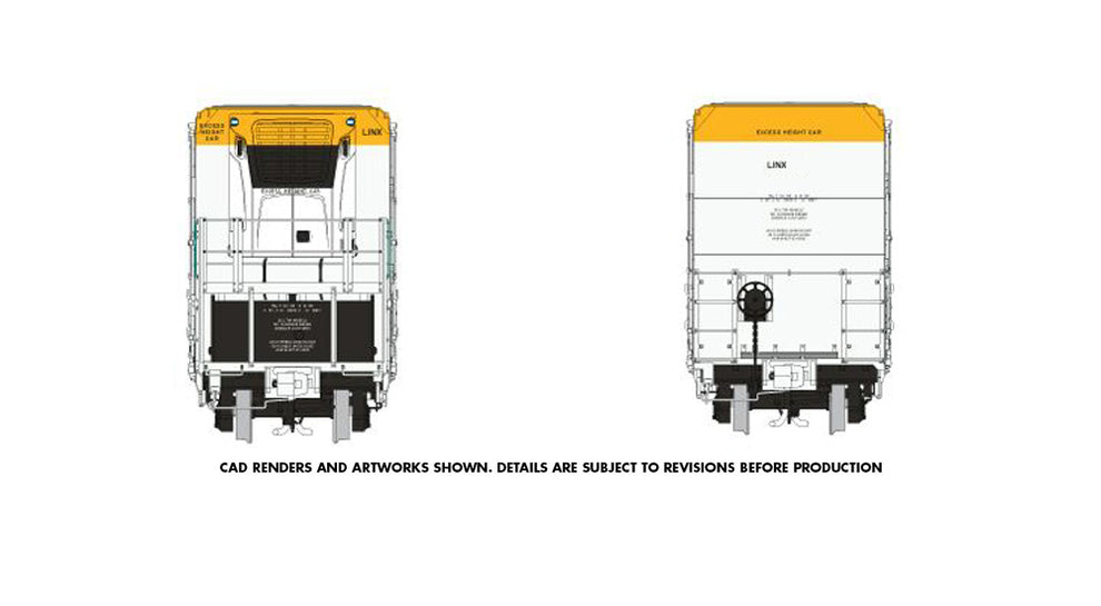 PREORDER: Rapido Greenbrier 72' Refrigerator Car, Lineage, Unnumbered ...
