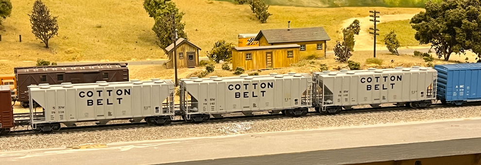 Decals: Cotton Belt SSW H-100-9-R - PS3920 CuFt Covered Hopper ...